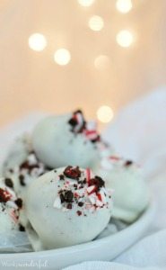 Candy Cane Oreo Balls Recipe - WonkyWonderful