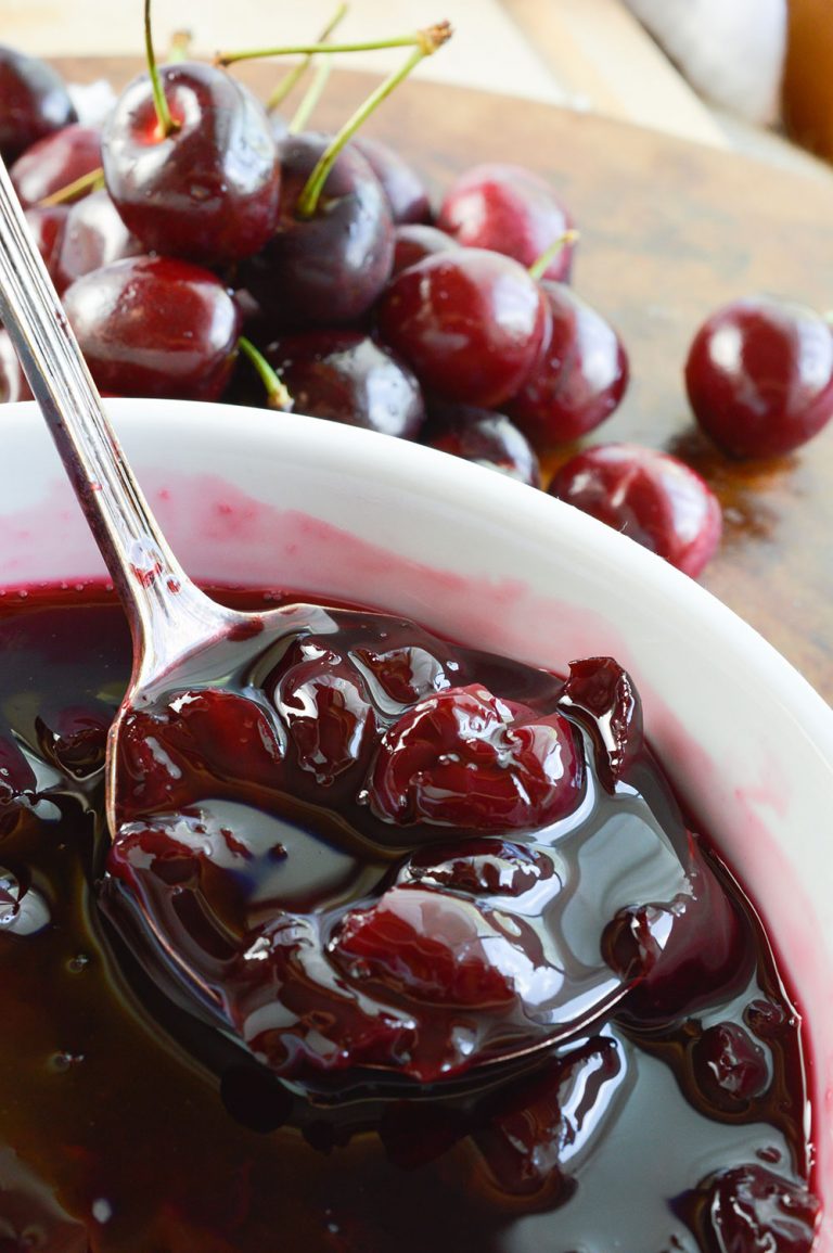 Cherry Syrup Recipe - WonkyWonderful