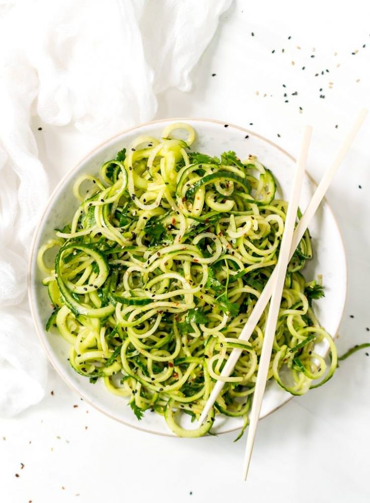 Asian Cucumber Salad Recipe - WonkyWonderful