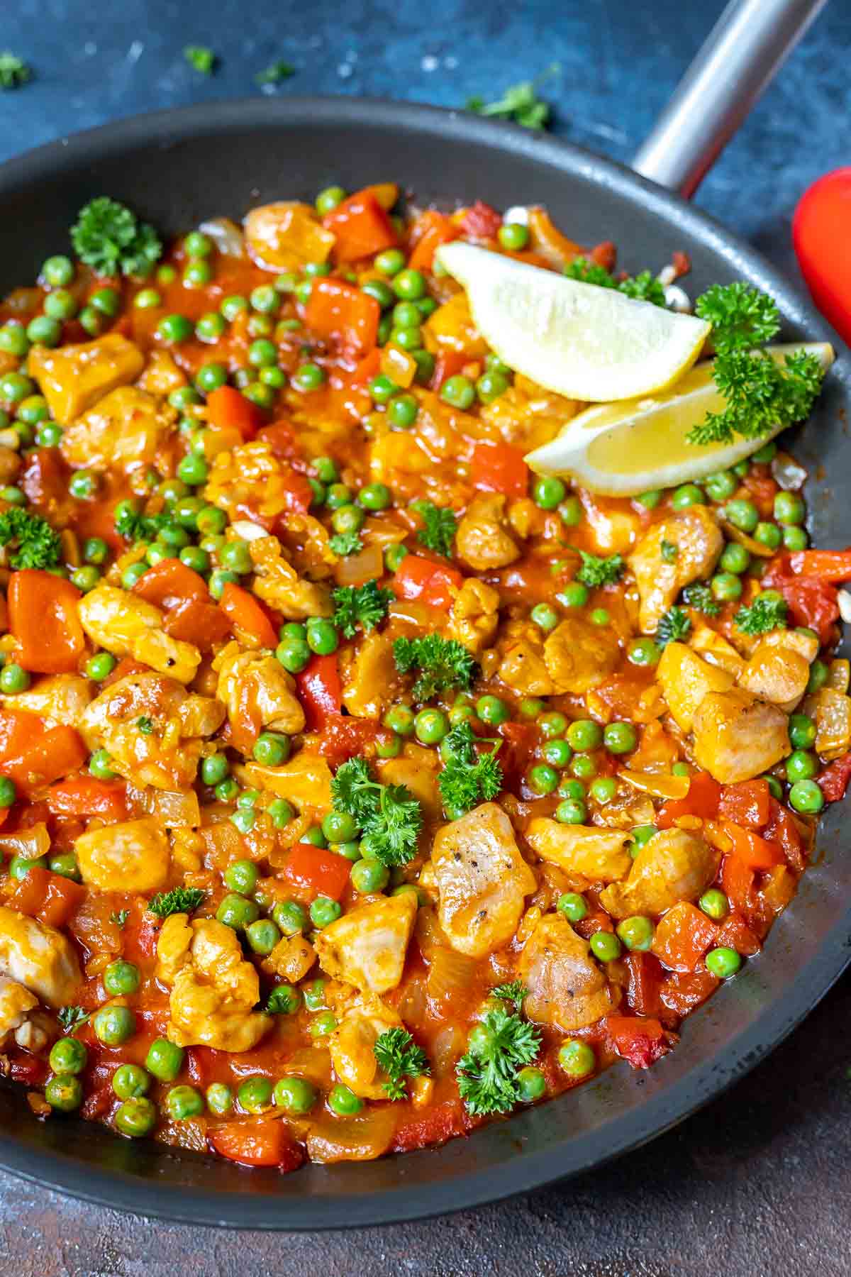 One Pan Easy Chicken Paella Recipe Wonkywonderful