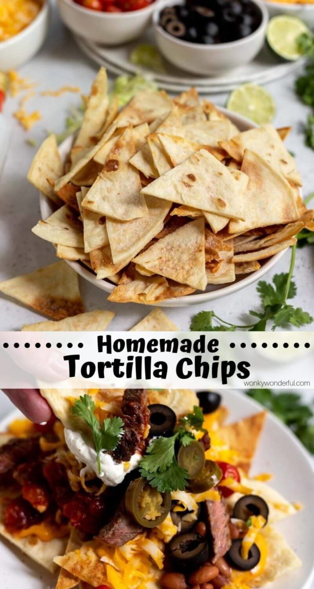 HOMEMADE BAKED TORTILLA CHIPS!!! + WonkyWonderful