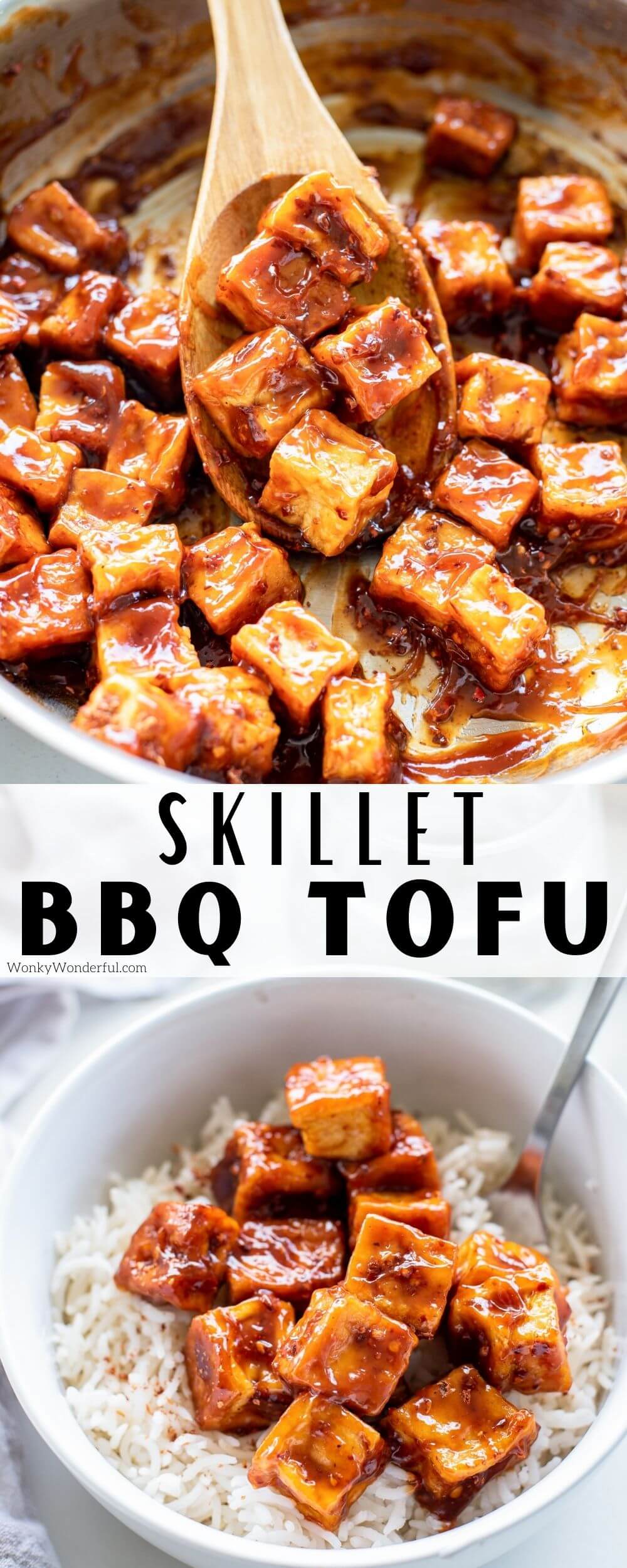 SKILLET TOFU BBQ + WonkyWonderful