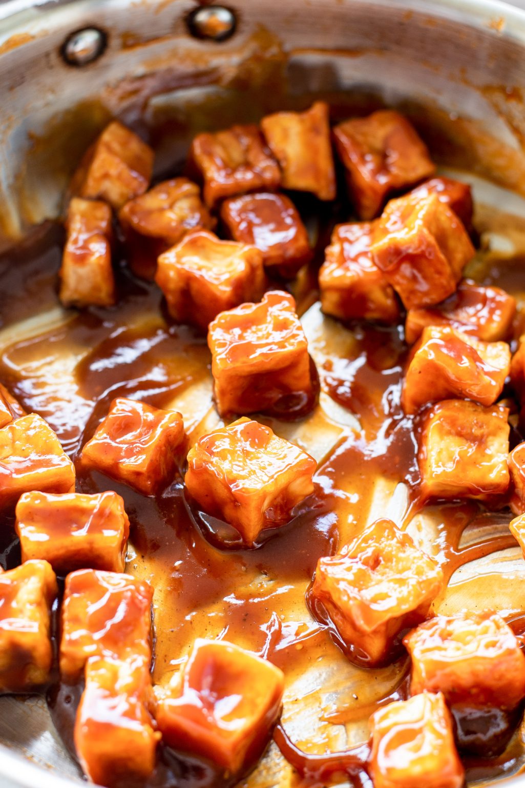 SKILLET TOFU BBQ + WonkyWonderful