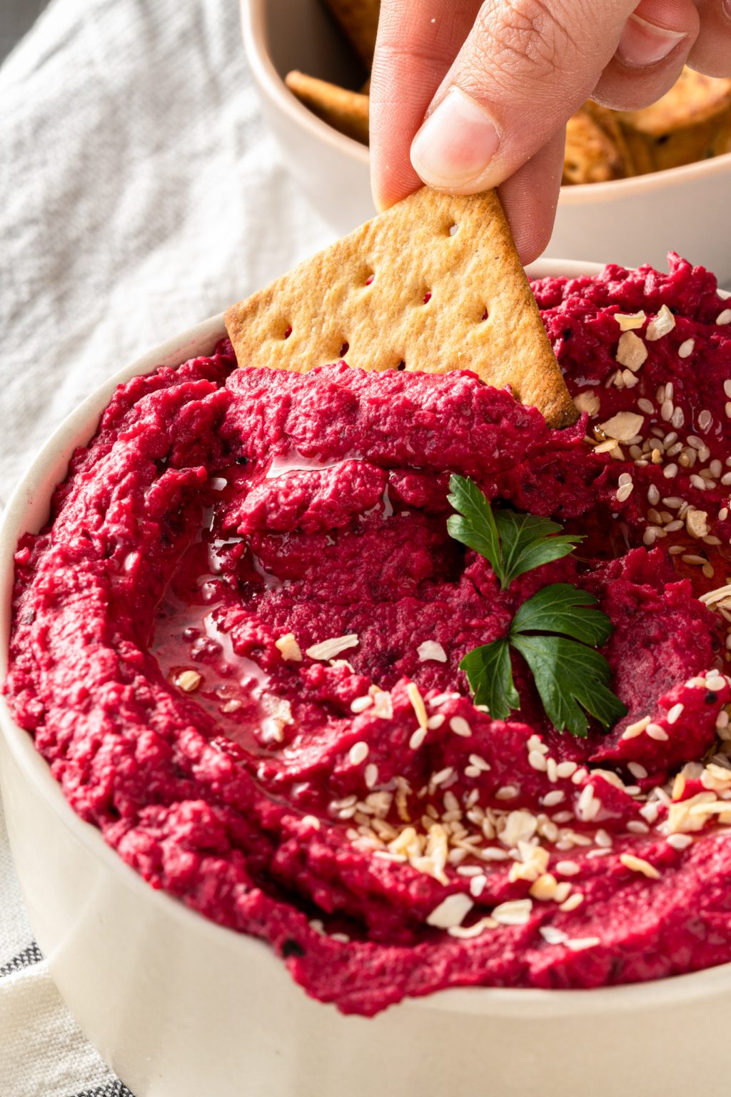 BEETROOT HUMMUS RECIPE + WonkyWonderful