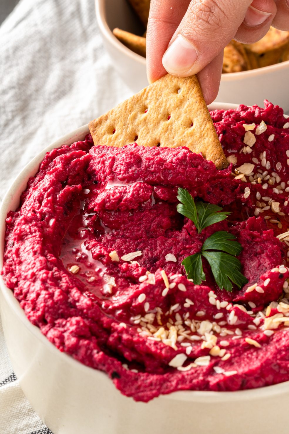 BEETROOT HUMMUS RECIPE + WonkyWonderful