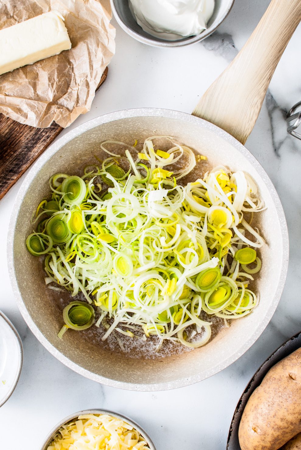 CARAMELIZED LEEKS + WonkyWonderful