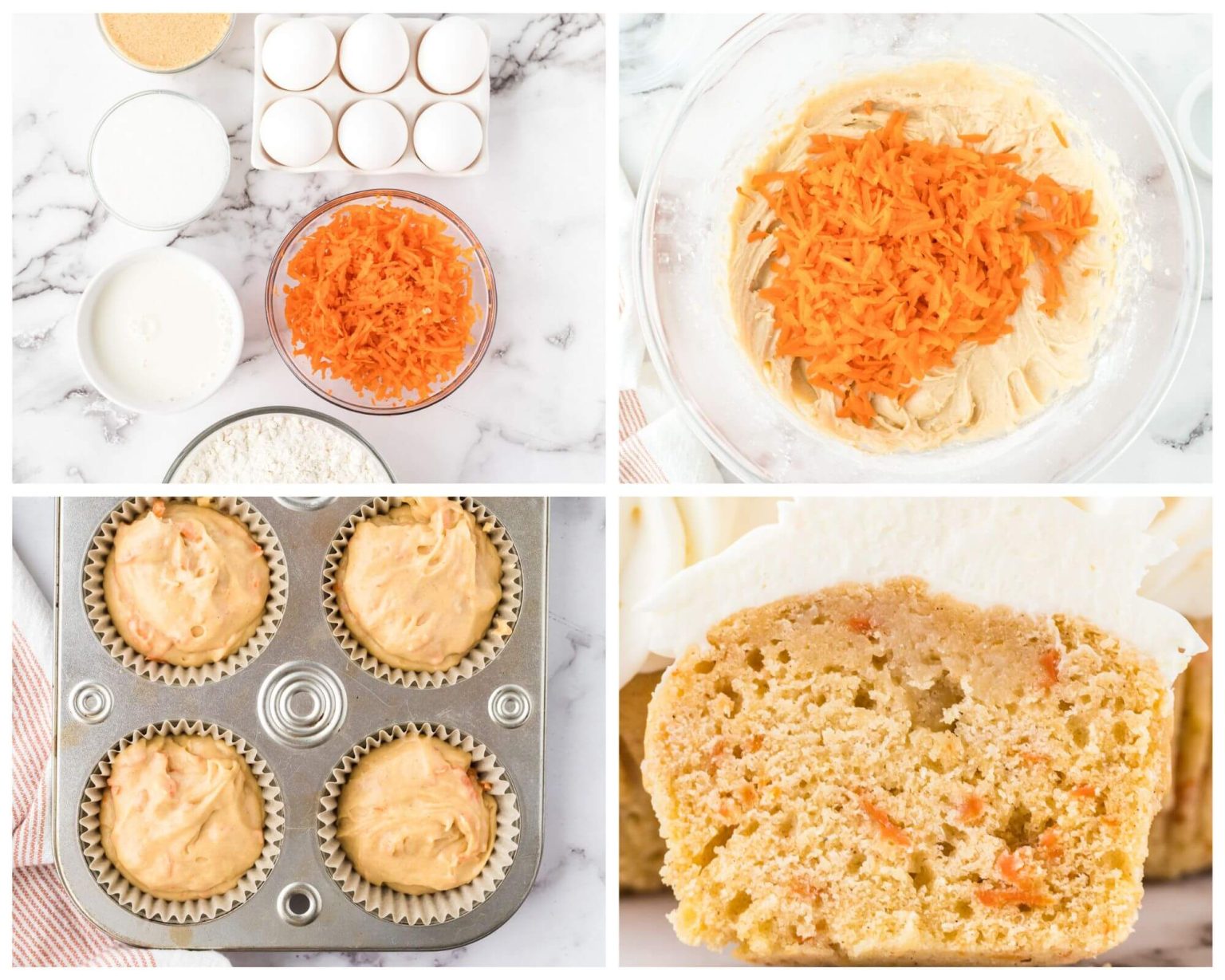 CARROT CAKE CUPCAKES - WonkyWonderful