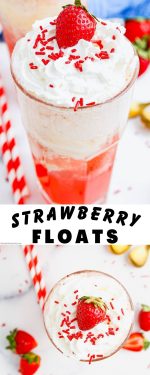STRAWBERRY FLOAT RECIPE + WonkyWonderful