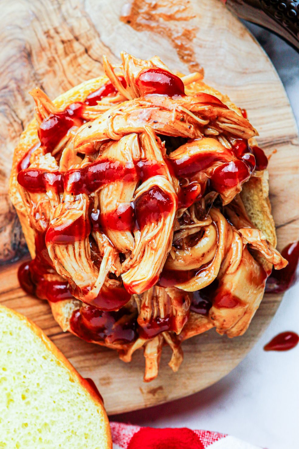 CROCKPOT DR PEPPER SHREDDED CHICKEN - WonkyWonderful