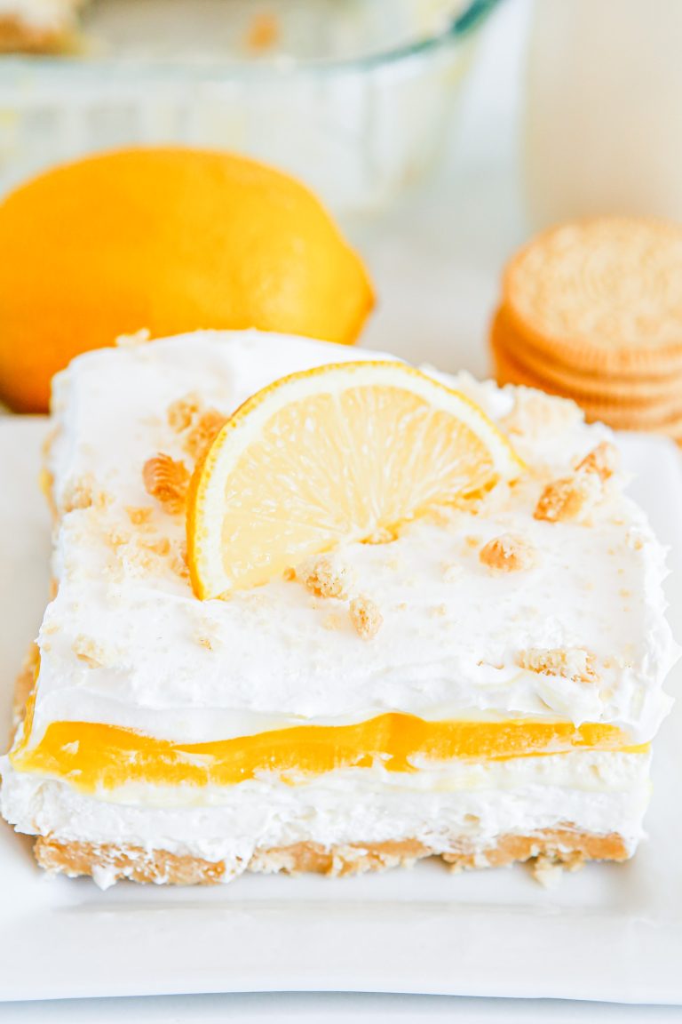 LEMON LUSH DESSERT - WonkyWonderful