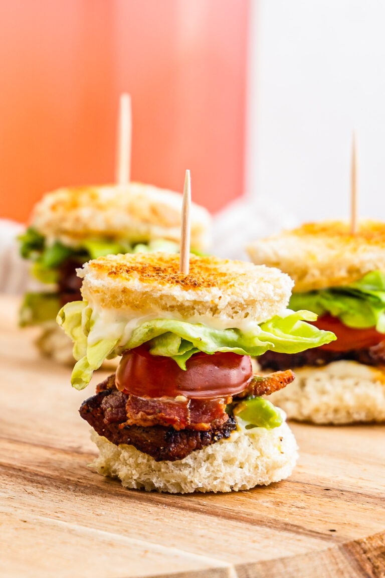 Mini BLT Sandwich Bites - WonkyWonderful