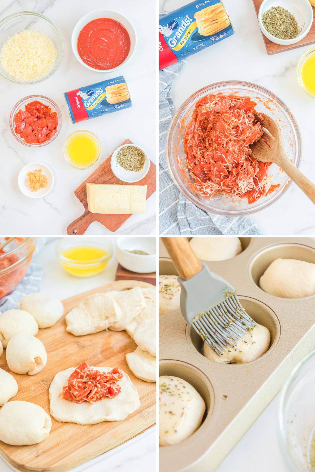 Pizza Bites With Biscuits - WonkyWonderful